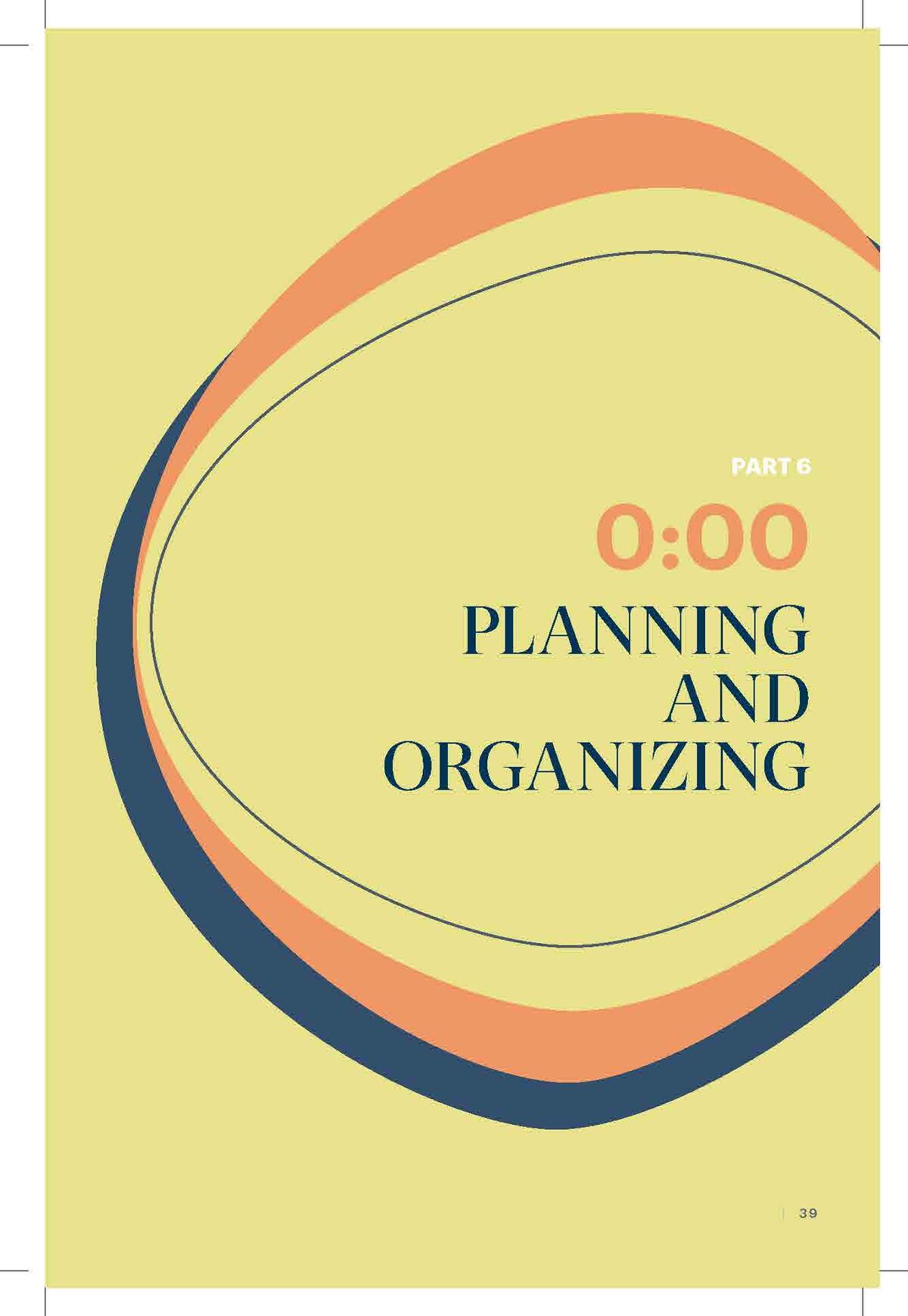 Planning and Organizing - Wiki